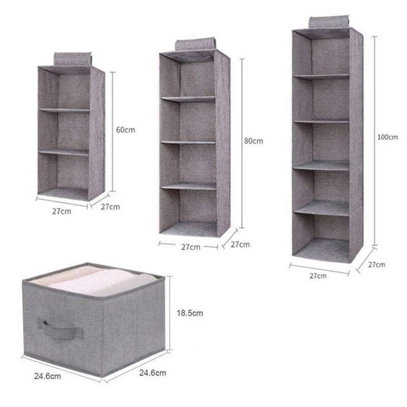 Cotton Wardrobe Hanging Drawer Organizer For Clothes – Axon Rewards
