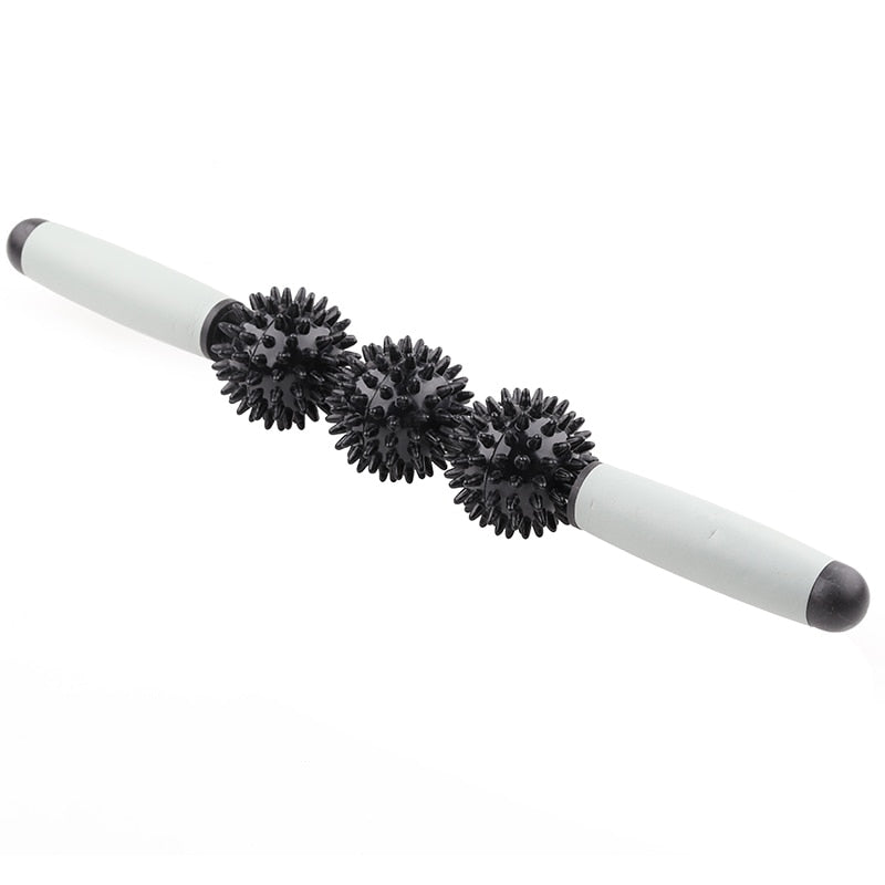 Muscle Massage Roller with three spiky balls. – Axon Rewards