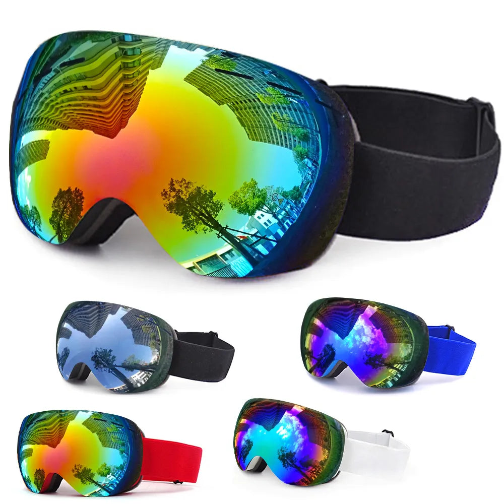 Double Layer, Anti-Fog UV400 Ski Goggles with Case. – Axon Rewards