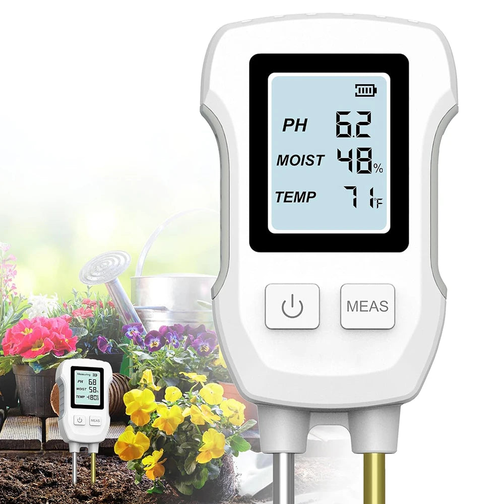 3 in 1 Digital LCD Soil Tester For PH/Moisture/Temperature With Backli ...