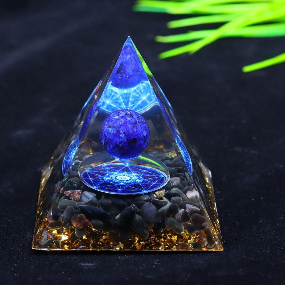 6CM Orgonite Pyramid Natural Healing/Meditation Crystals. – Axon Rewards