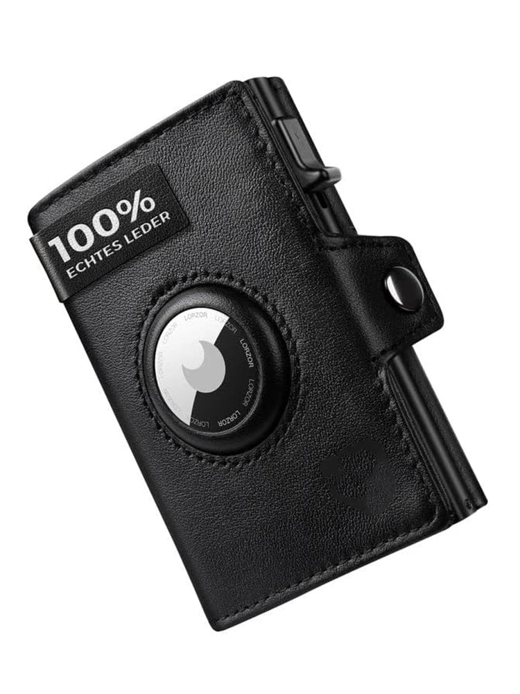 Men's Genuine Leather RFID Wallet With Coin Pocket – Axon Rewards