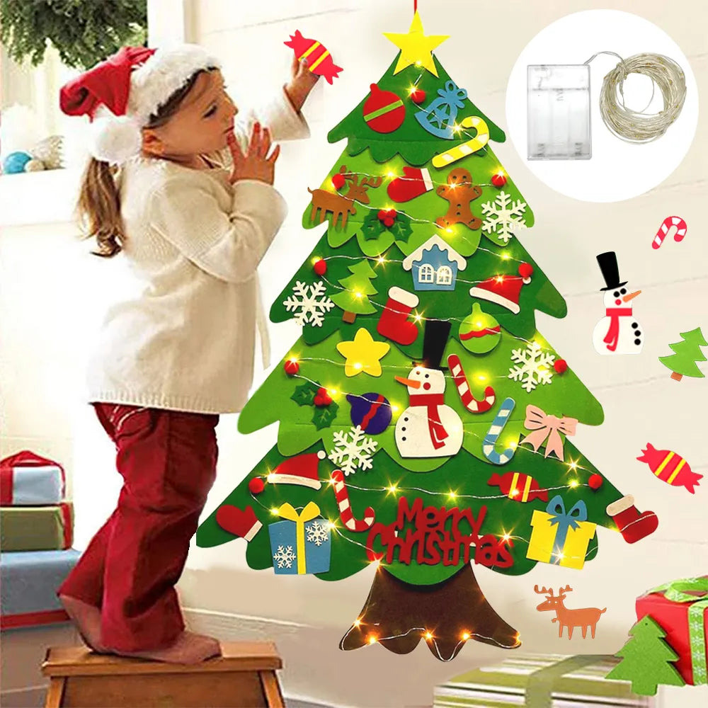 DIY Felt Christmas Tree And Decorations – Axon Rewards