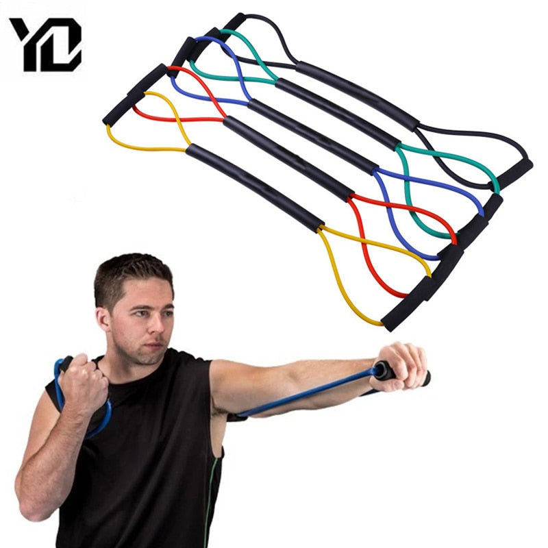MMA Boxing Resistance Training Rubber Bands. Power Strength Gym Equipm ...
