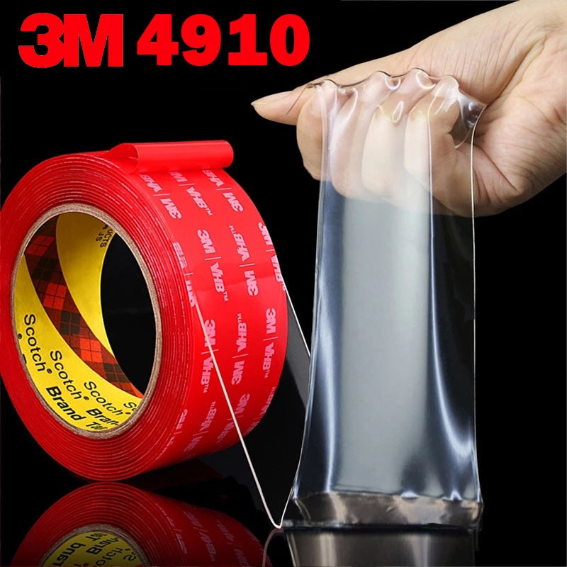 3M VHB 4910 Double Sided Tape High Temperature Transparent Clear Acryl ...