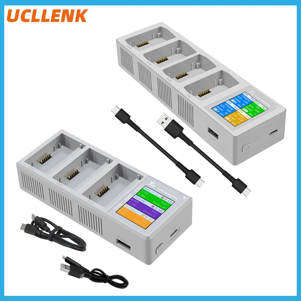4in1 Battery Charging Hub for DJI Mini 3 PRO Drone Charger. – Axon Rewards